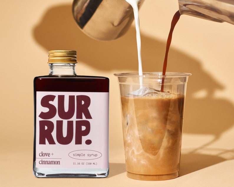 Surrup. Clove + Cinnamon Flavored Simple Syrup for Cocktails, Mocktails ...