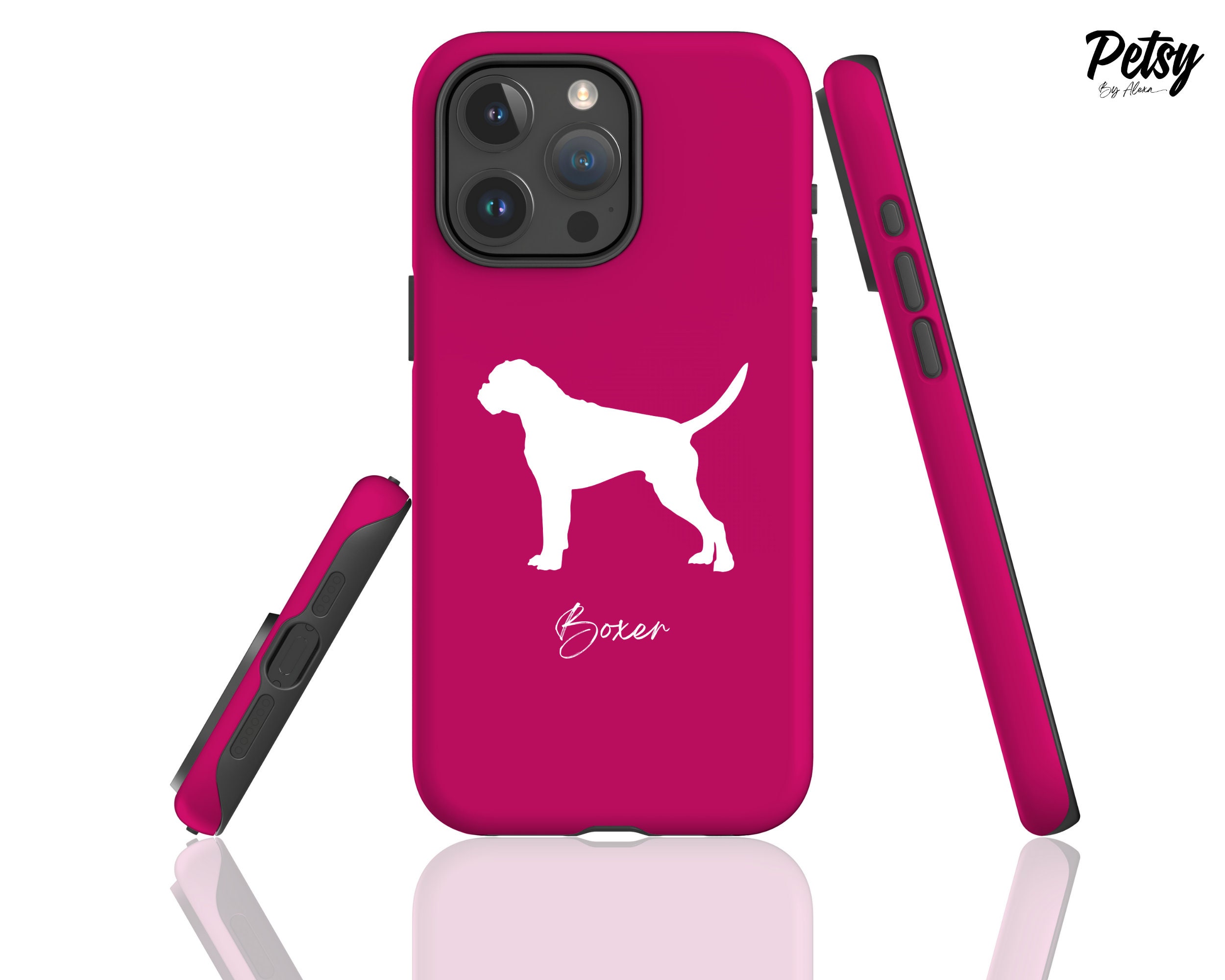 Personalized Boxer Silhouette Tough or Snap Case for Iphone, Samsung ...