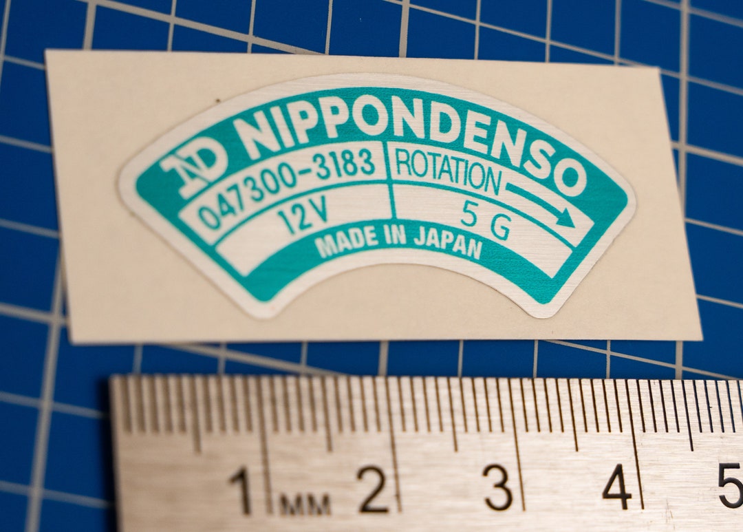 Porsche Nippondenso A/C Compressor Reproduction Decal for 911 3.2, 930 ...