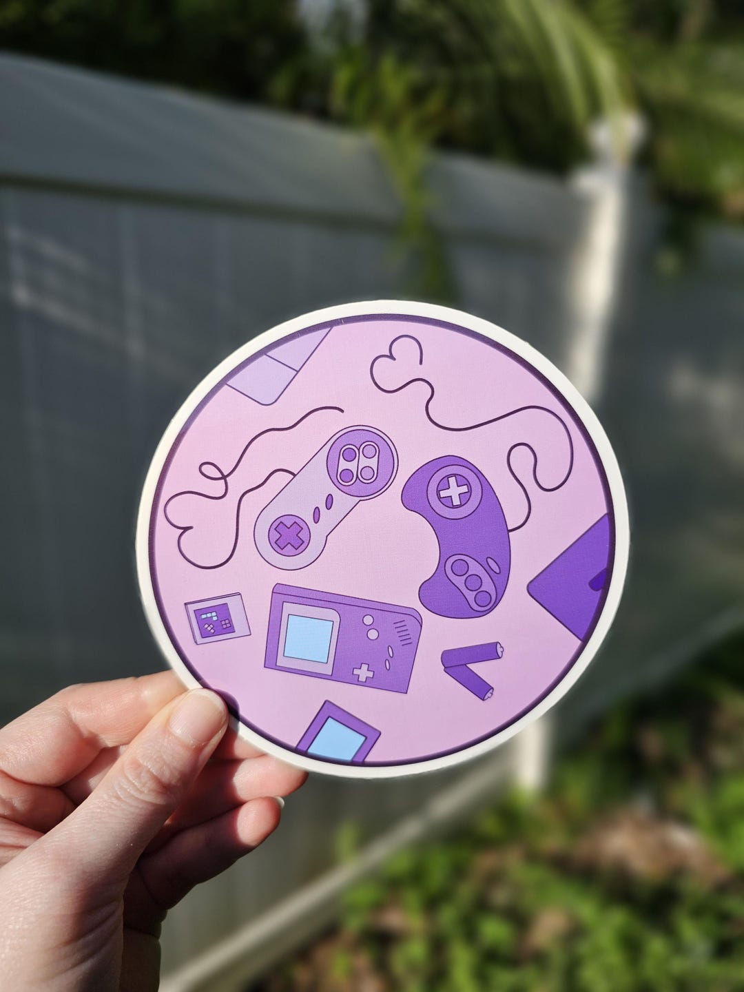 Gamer Girl Super Nintendo Sega Genesis Game Boy Sticker Decal 5 Inch ...