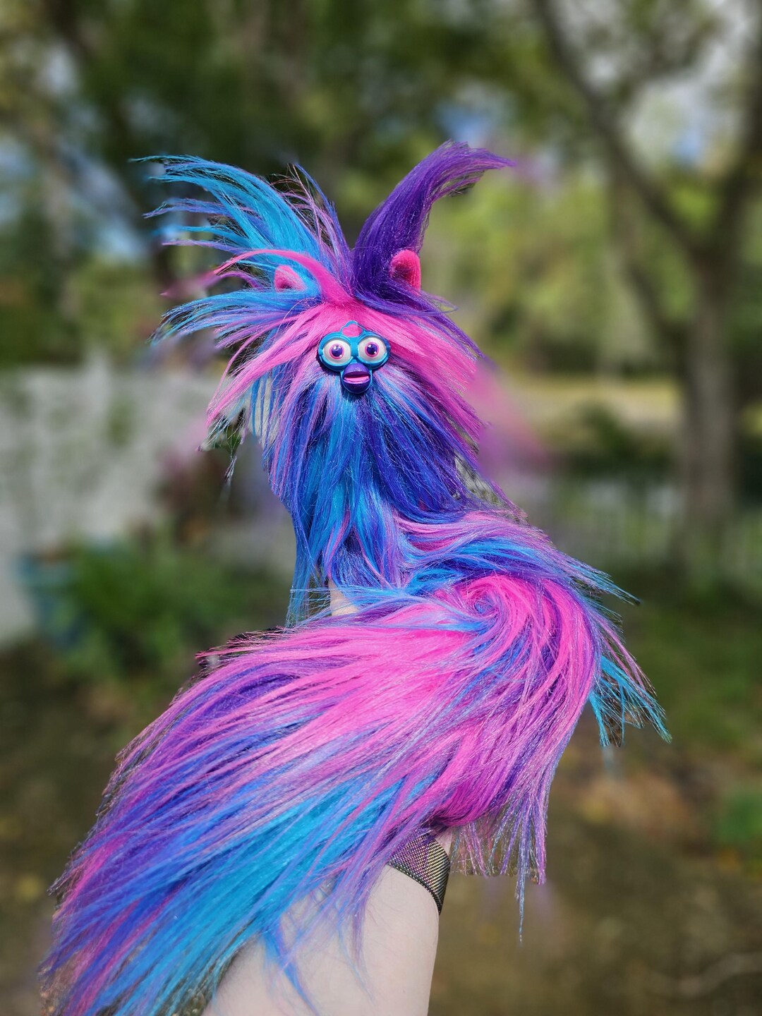 Long Furby 16 Kimberly 90s Neon Posable Plush - Etsy