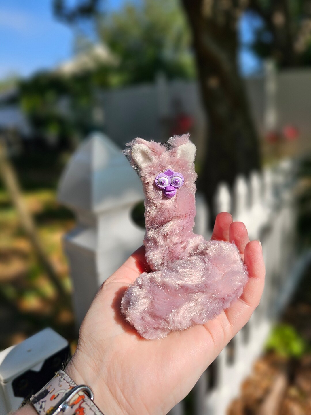 Long Furby BABY Lyla Mini Posable 8 Inch Purple Pastel Plushy - Etsy