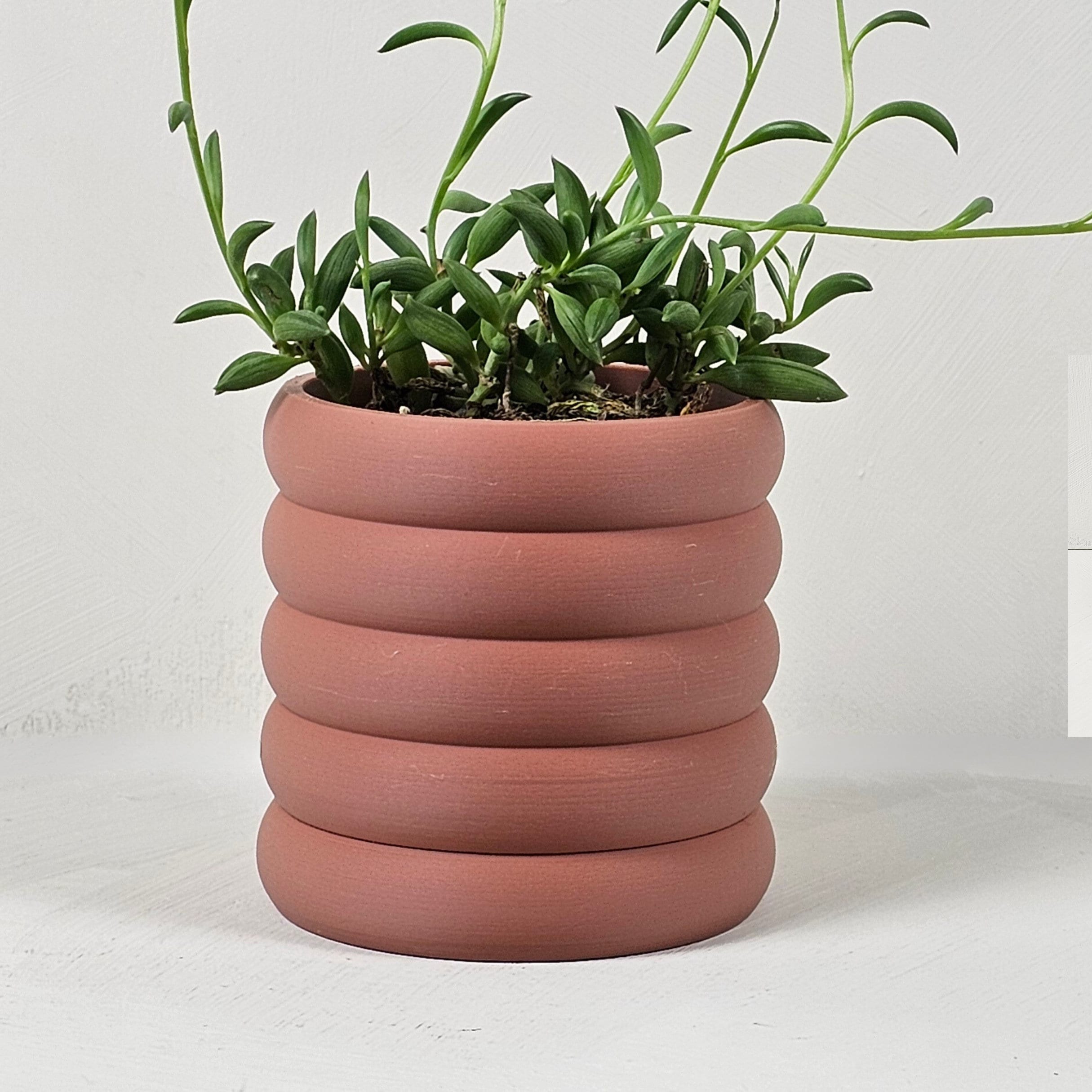 Retro Bubble Planter With Drainage - Unique Planter Pot With Hidden ...
