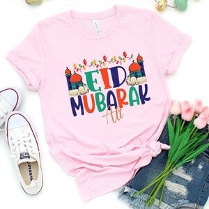 Custom Name Eid Mubarak T-shirt for Family, Eid Mubarak Shirt for Kids ...