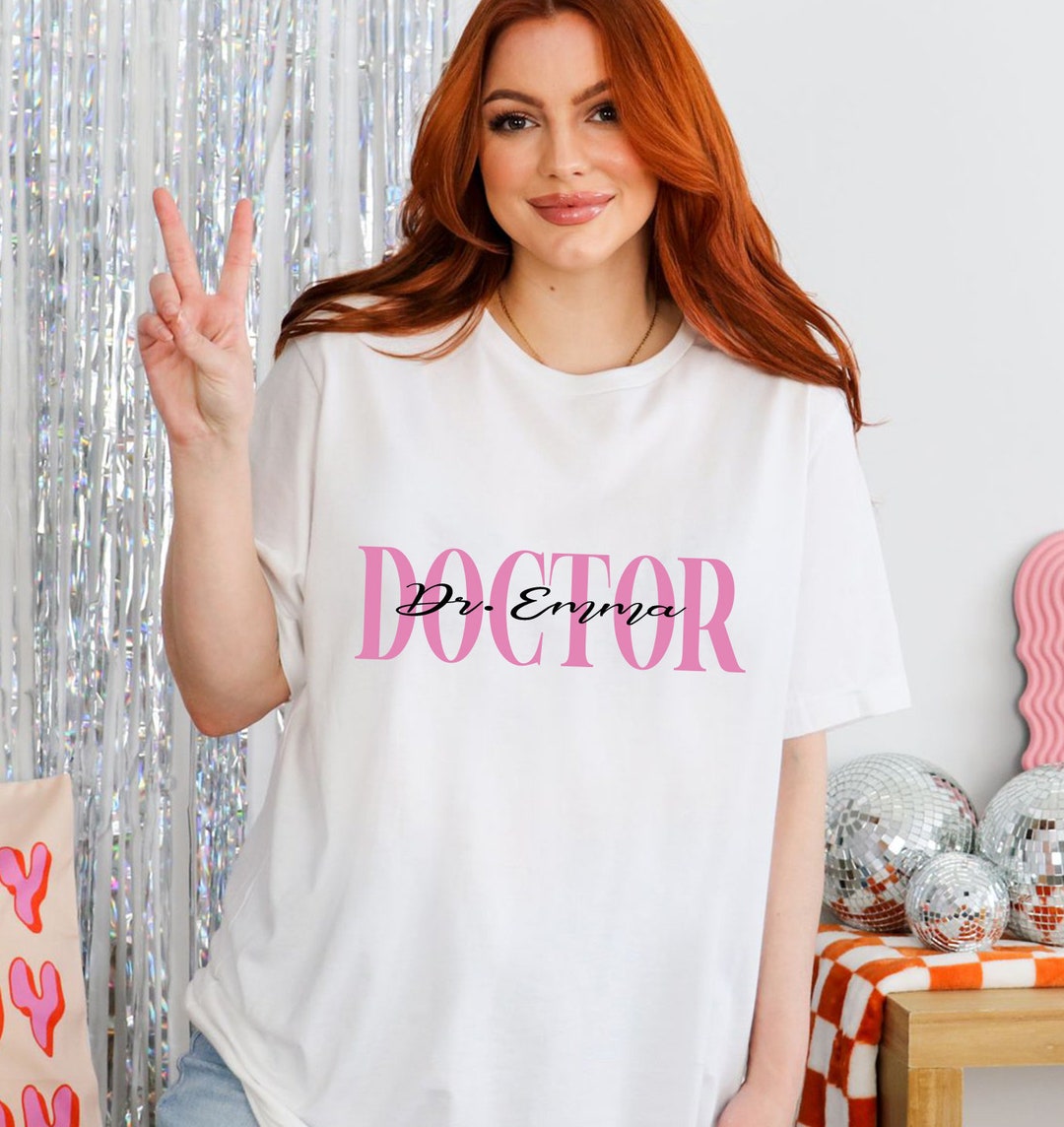 Personalized Doctor Shirt Custom Doctor T-shirt New Doctor - Etsy