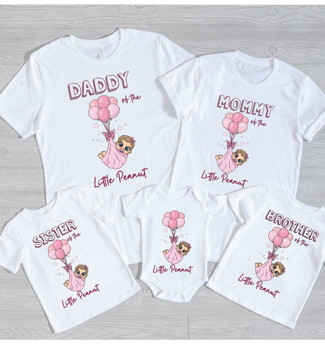Baby Birthday Shirt, Baby Family Shirts, New Baby Shirt, Little Peanut ...