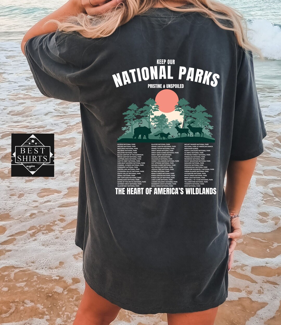 Keep Our National Parks Pristine and Unspoiled Shirt, Comfort Colors ...
