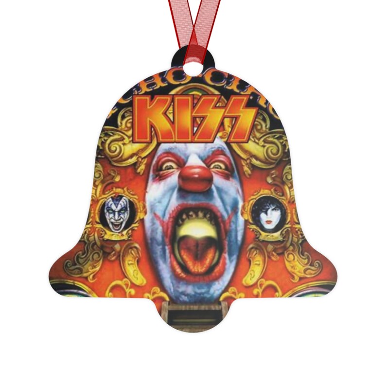 Psycho Circus Kiss the Band Logo Christmas Tree Stocking Stuffer Metal ...
