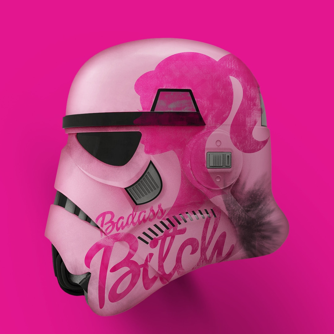 Pink Stormtrooper Art Print | Collectible Home Decor (12x18) - Etsy