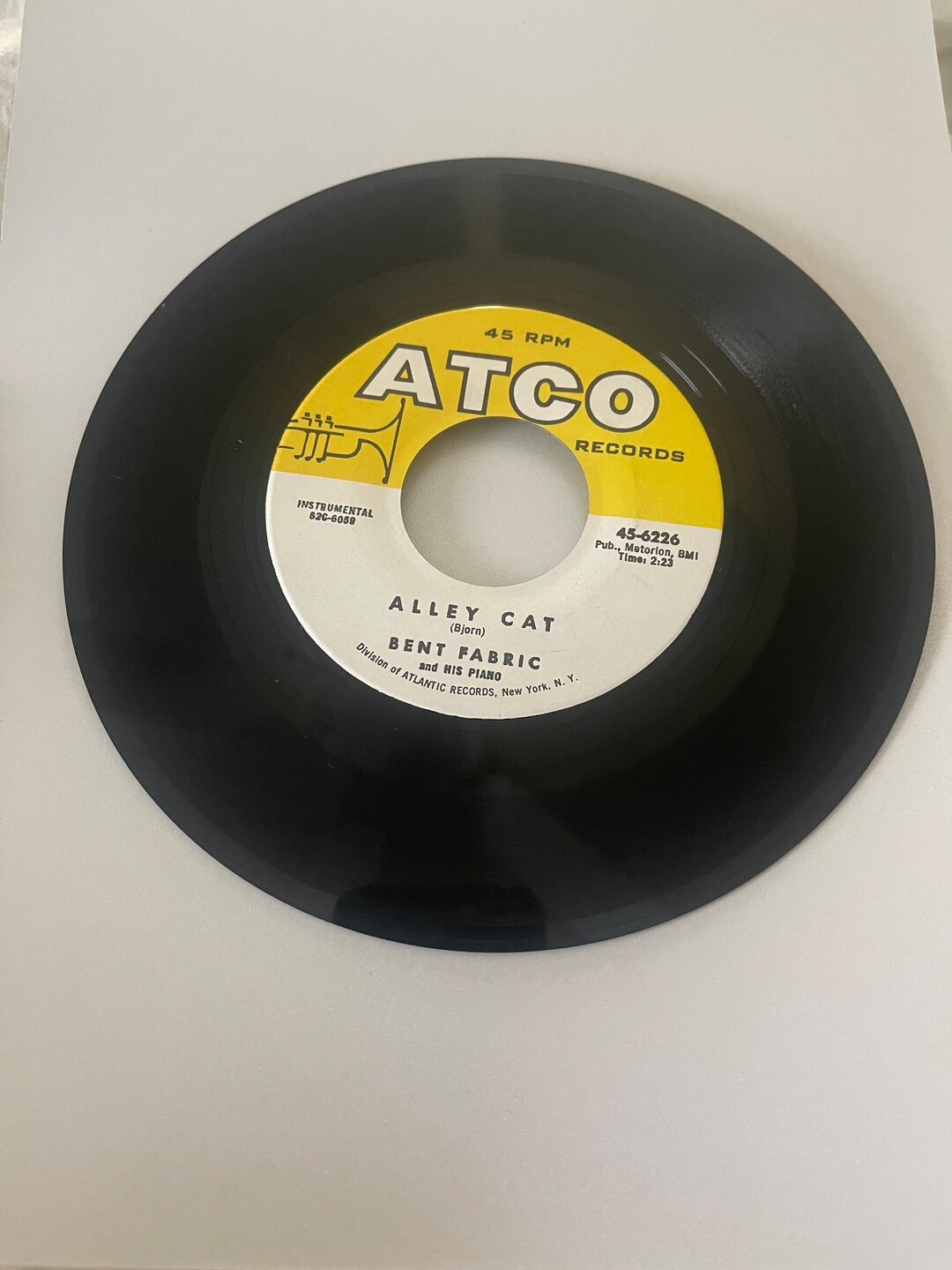Bent Fabric Alley Cat / Markin Time Atco Records Exc - Etsy
