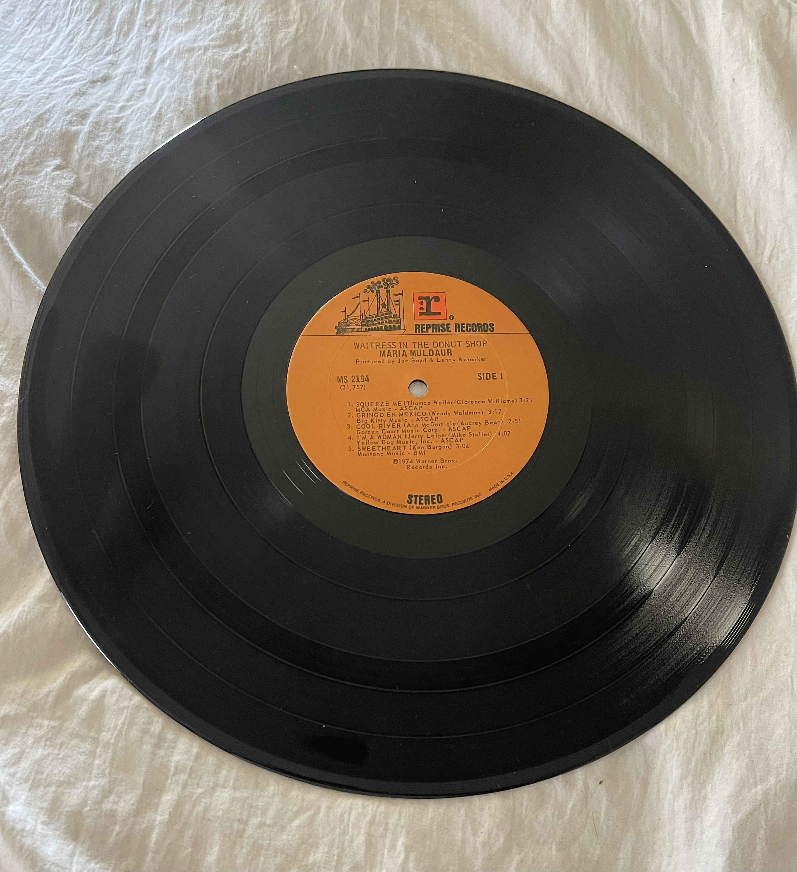 Maria Muldaur Waitress in A Donut Shop Vinyl - Etsy