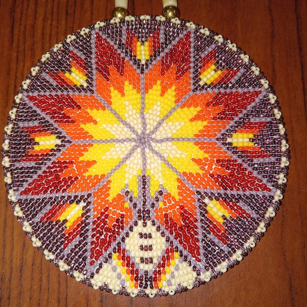 Beaded Medallion - Etsy