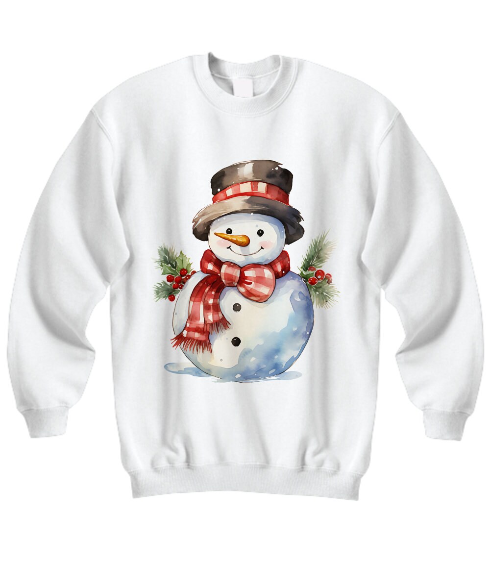 Snowman Shirt Christmas Shirt Holiday Shirt Let It Snow - Etsy