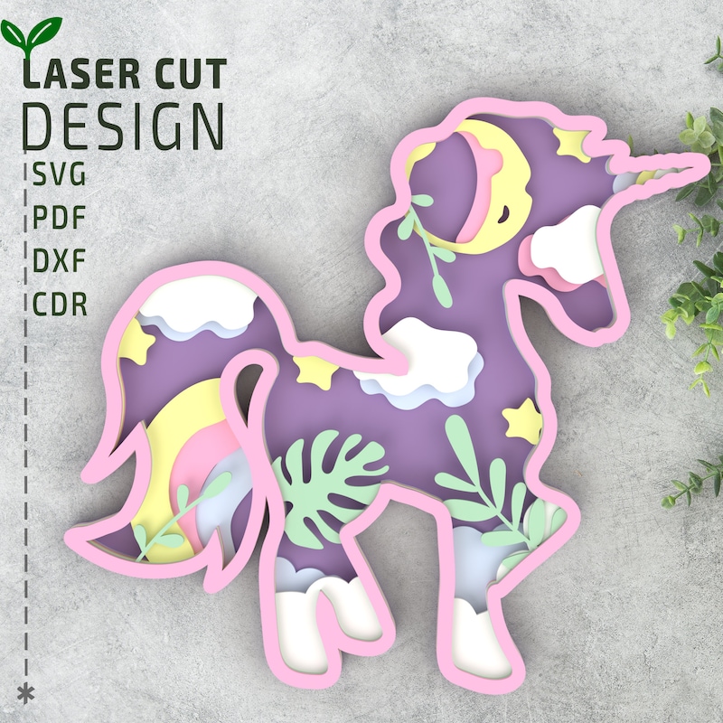 Unicorn Rainbow Svg - Etsy