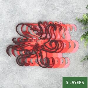 Octopus Laser Cut File – Layered SVG Multilayer 3D Papercut Design for ...