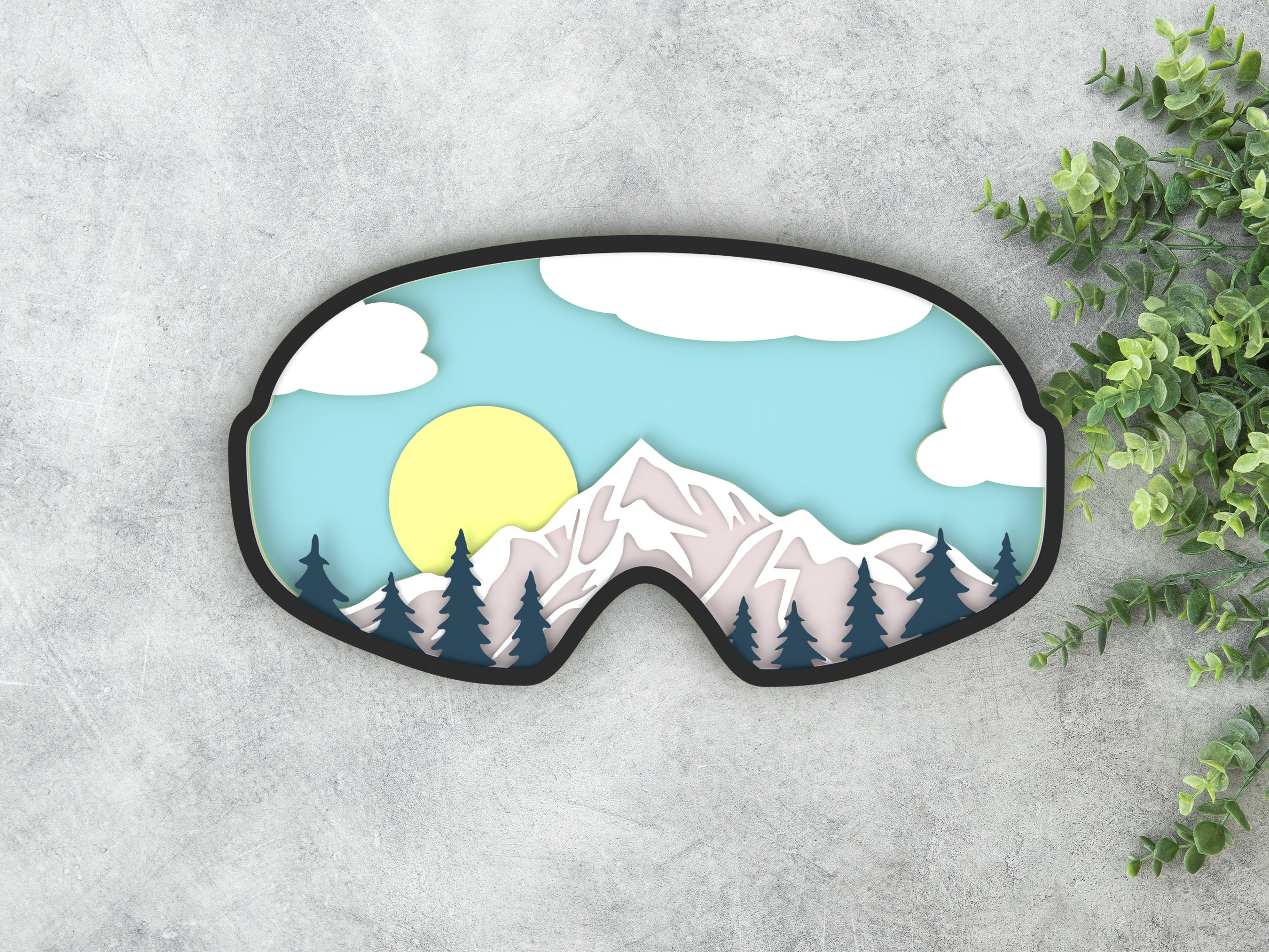 Snowboard Bundle SVG Laser Cut Files, Multilayer Svg, Layered Svg, 3d SVG, Glowforge Files ...
