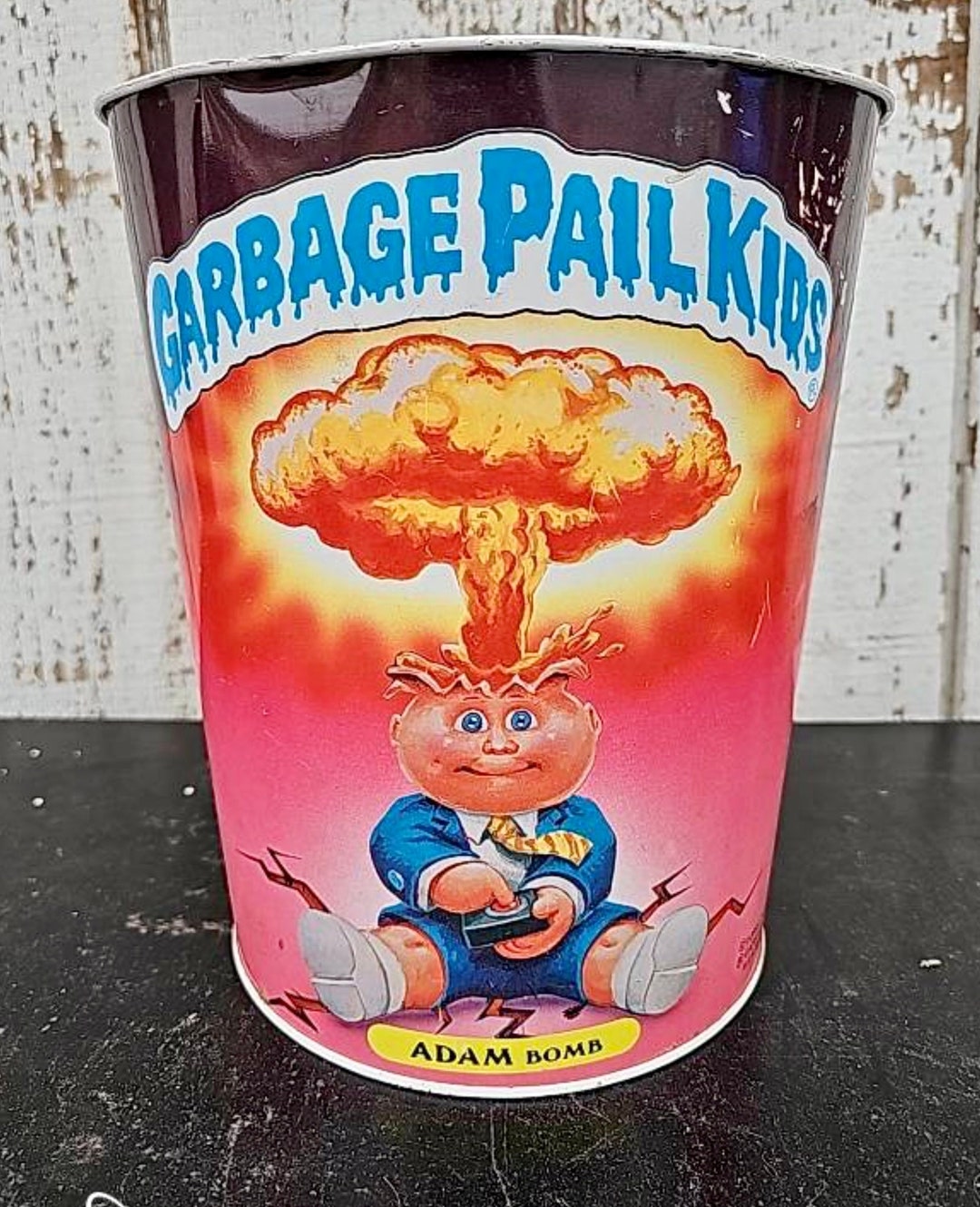 RARE 1985 Placo Toys TOPPS Garbage Pail Kids Adam Bomb Metal - Etsy