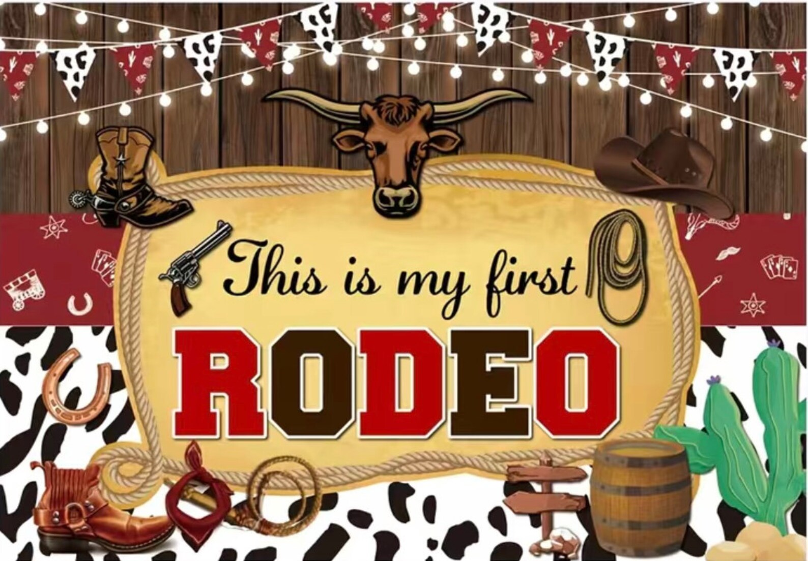 My First Rodeo Birthday, First Birthday, 1st Birthday, Party Theme ...