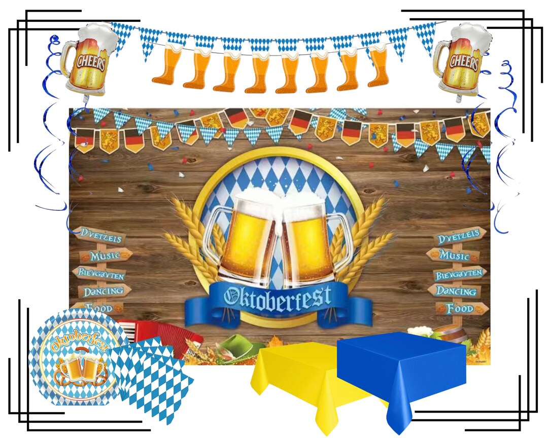 Oktober Fest Party Box; Party; Party Theme; Fall Party Theme, Birthday ...