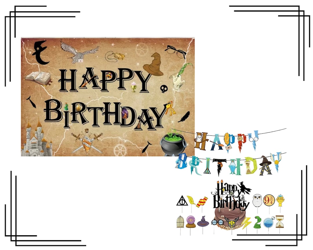 Harry Potter Birthday, Harry Potter Theme, Birthday Party, Party ...