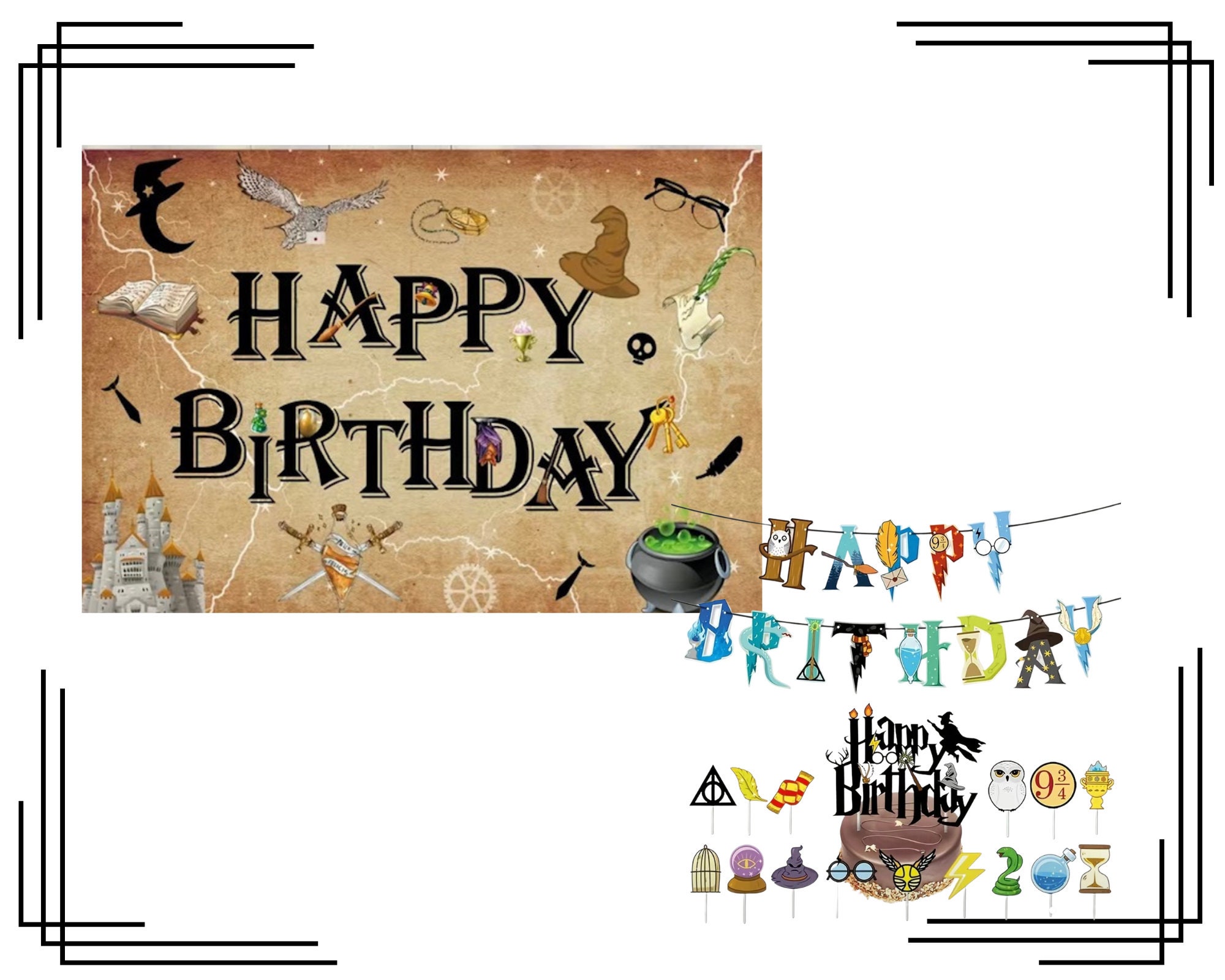 Harry Potter Birthday, Harry Potter Theme, Birthday Party, Party ...