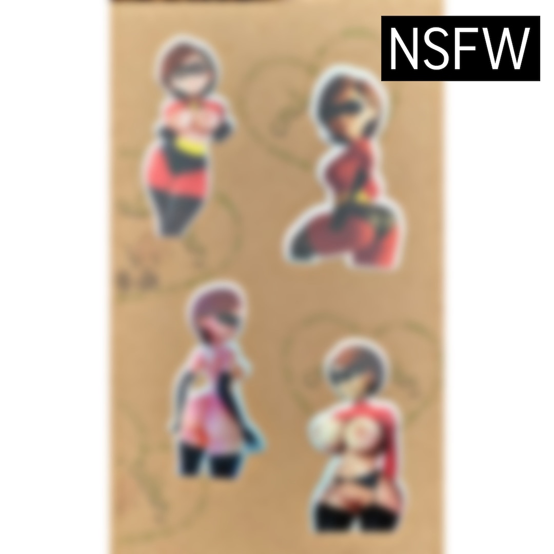 Elastigirl Mrs. Incredible MATURE NSFW HENTAII Stickers Decals Bundle ...