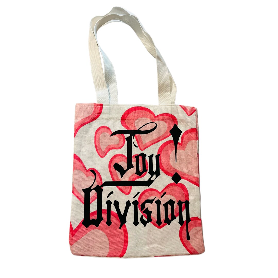 Joy Division Band Heart Canvas Black Double Print Portable - Etsy