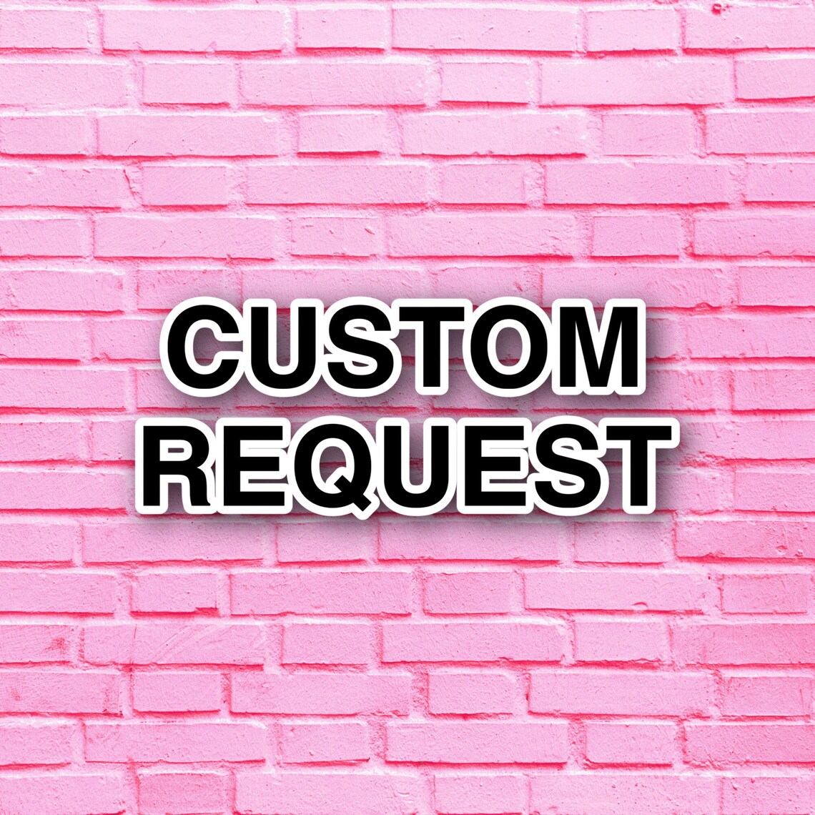 Custom Request Order MERCH DECALS STICKERS Full Color / Color Choices ...