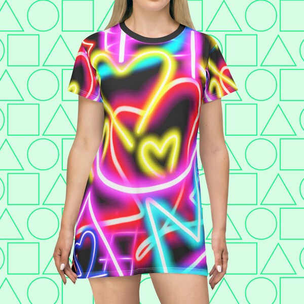 Neon Tshirt - Etsy