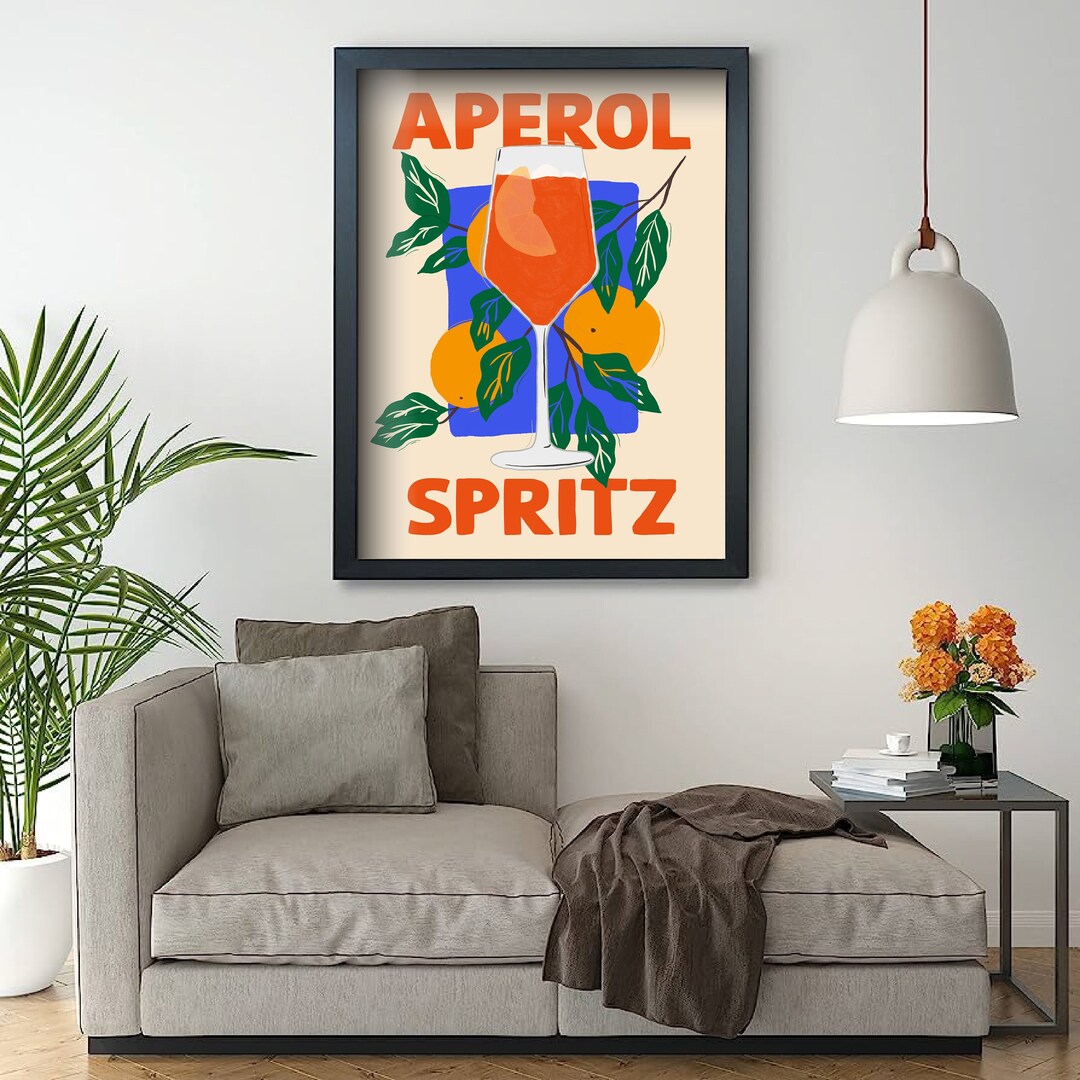 Aperol Spritz Poster - Etsy