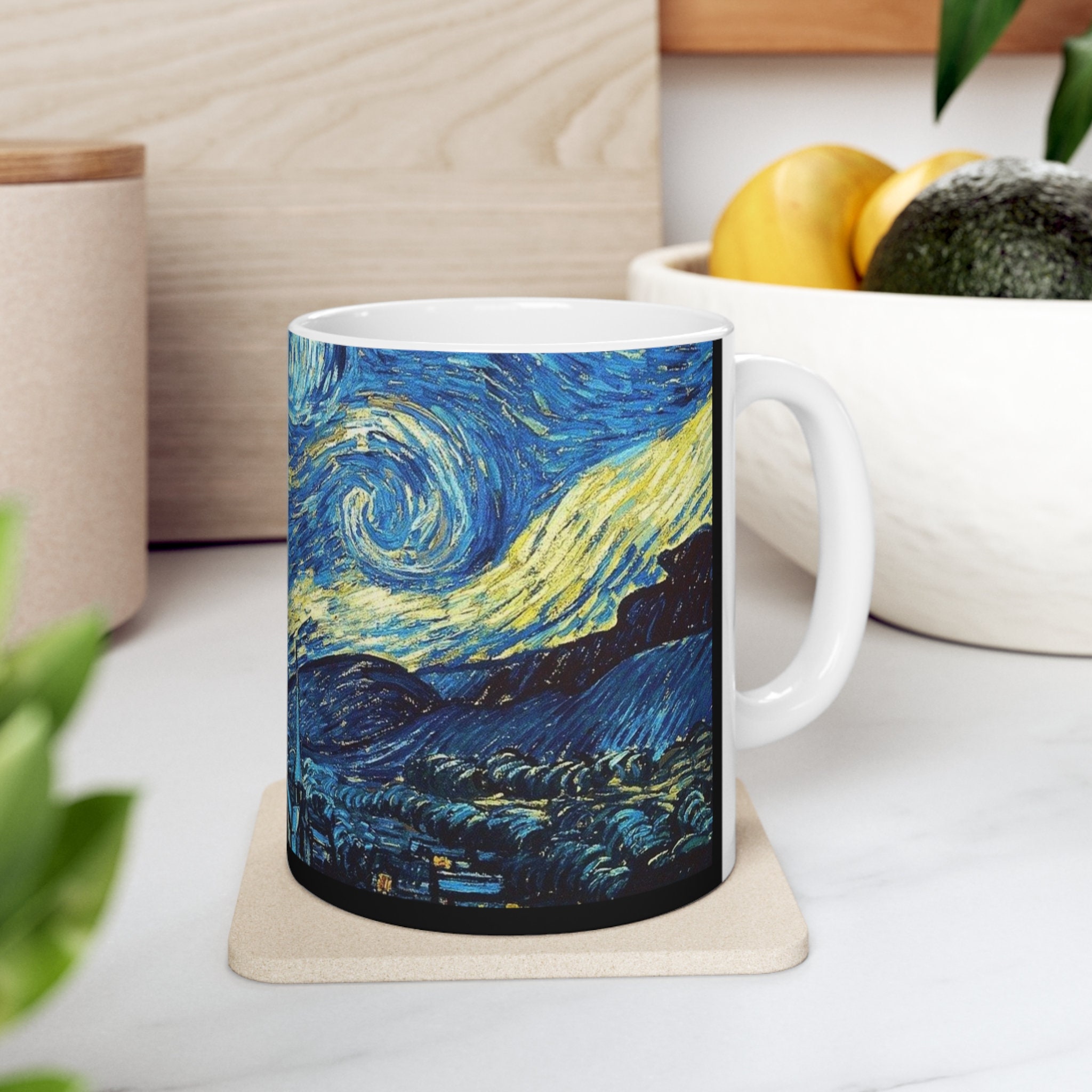 Vincent Van Gogh, the Starry Night, Coffee, Tea, Hot Chocolate, Ceramic ...