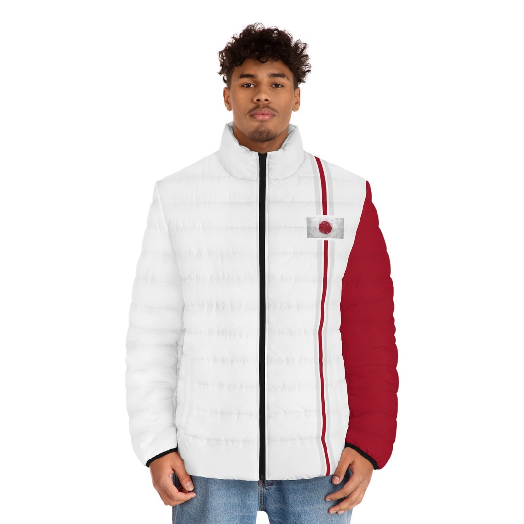 Japan, Japanese Flag, Coat, Warm, Sun, Rising Sun, Red, White, Puffy ...