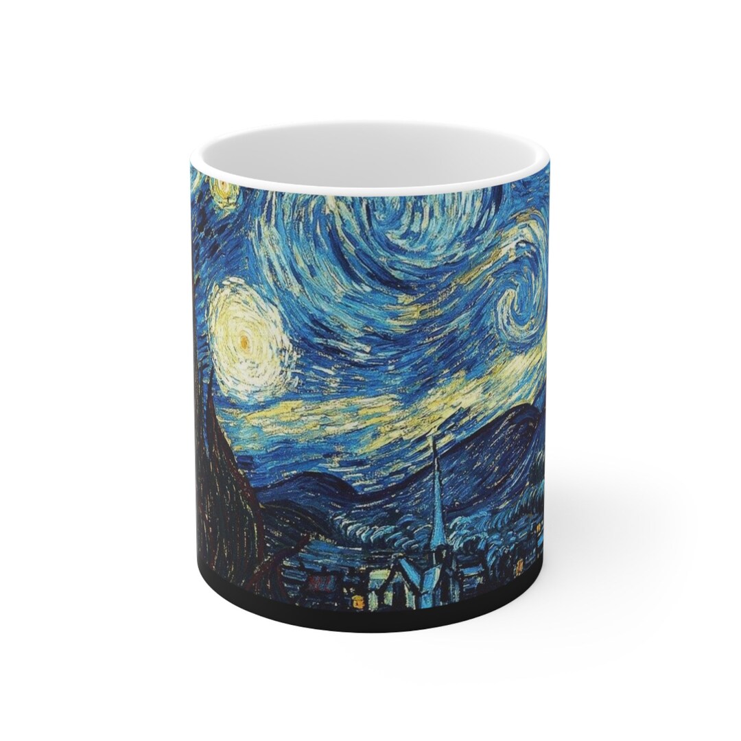 Vincent Van Gogh, the Starry Night, Coffee, Tea, Hot Chocolate, Ceramic ...