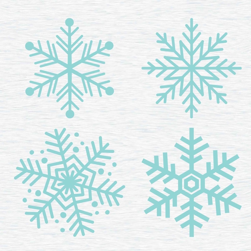 Snowflake Svg - Etsy