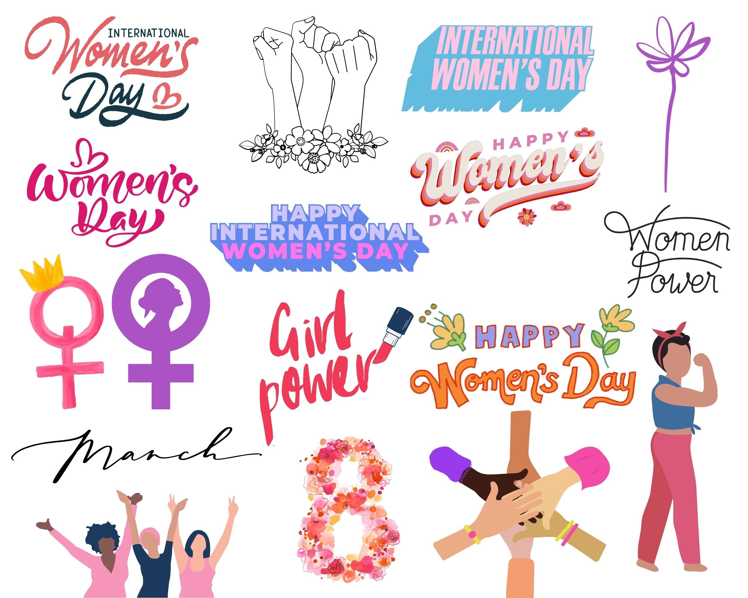 Womens Day Bundle Svg, 8th March Women's Day SVG PNG, International ...