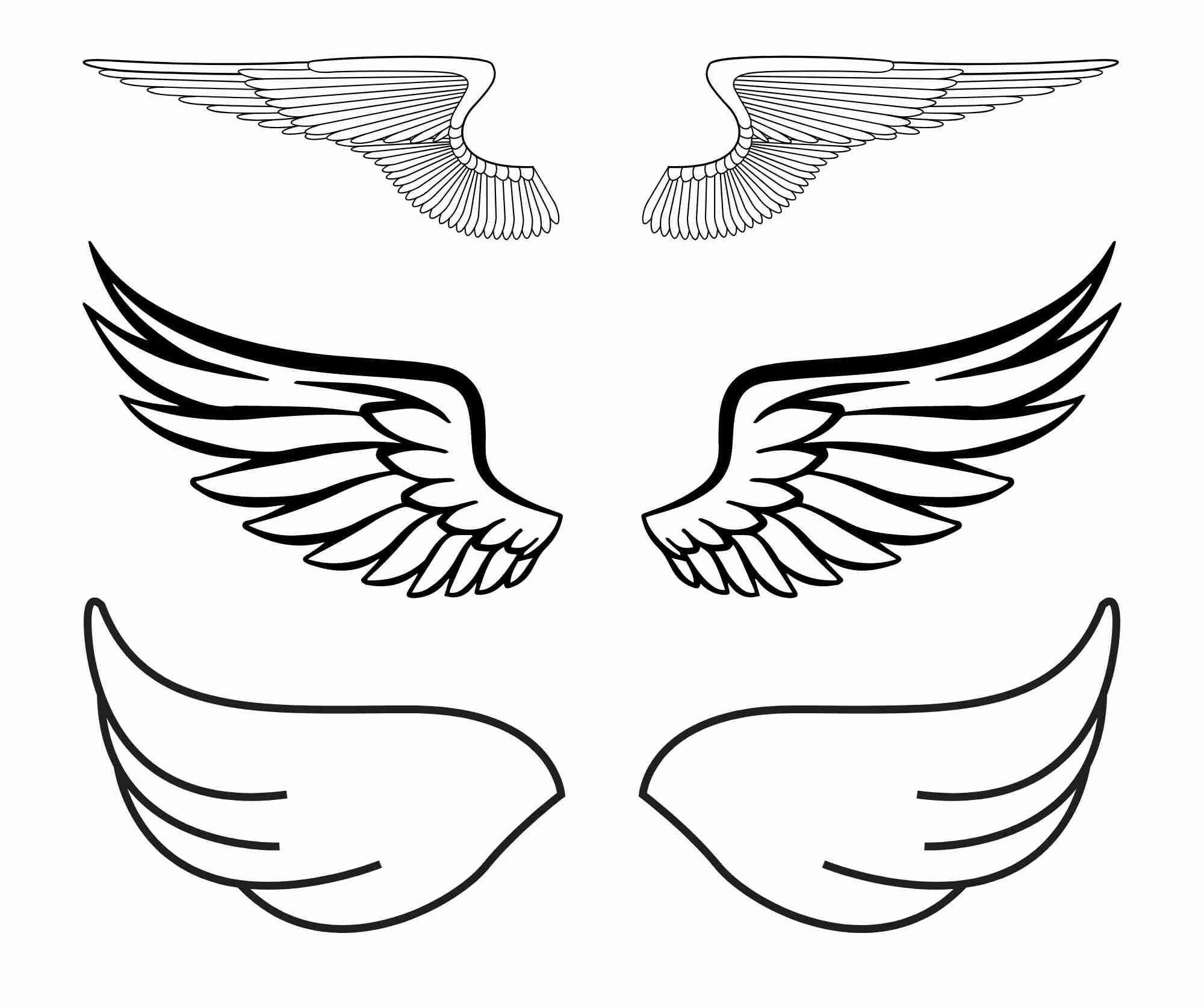 Angel Wings SVG | Clip Art Cut File | Digital Download | Png - Etsy