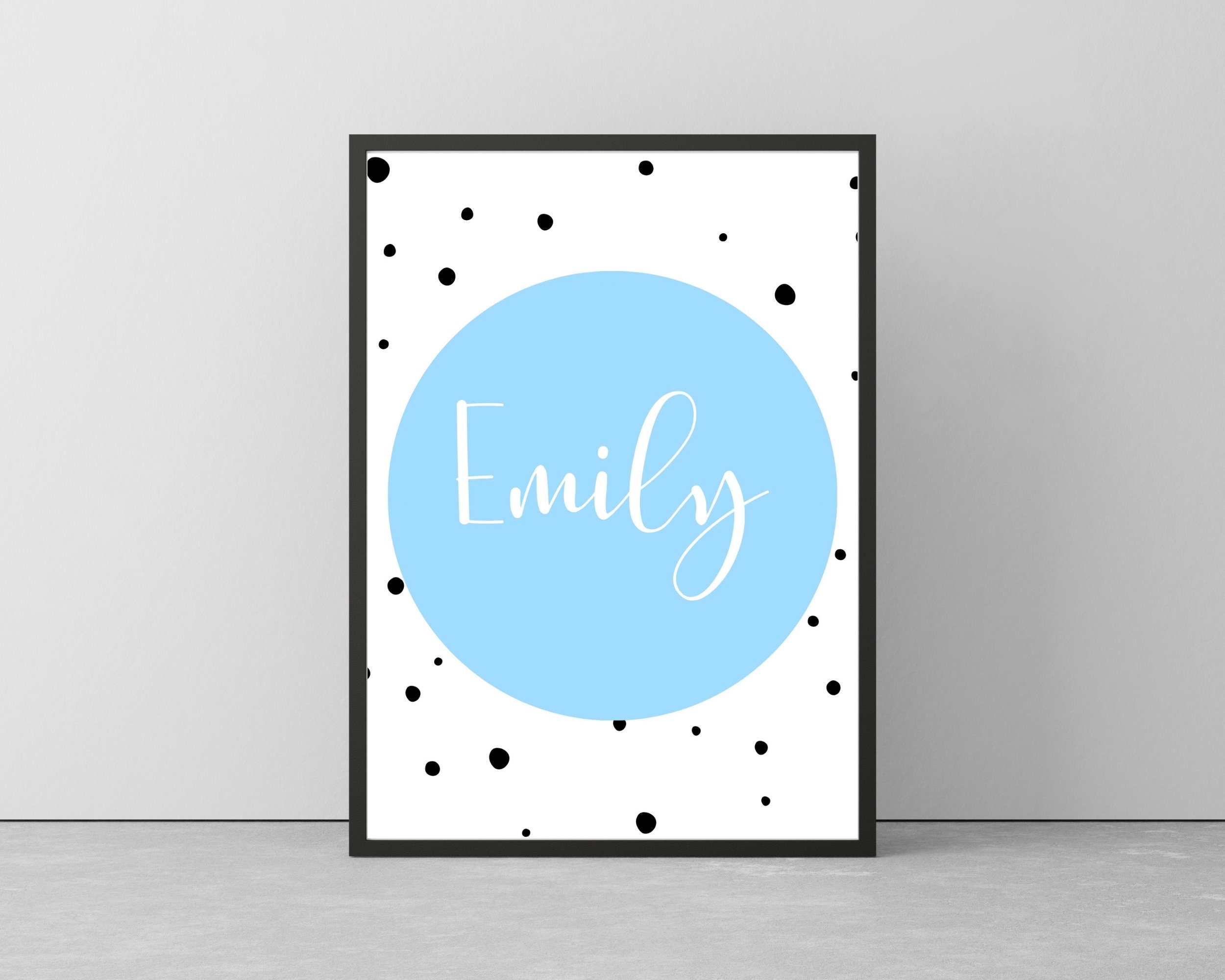 Custom Name, Custom Name Print, DIGITAL Nursery Wall Art, Custom ...