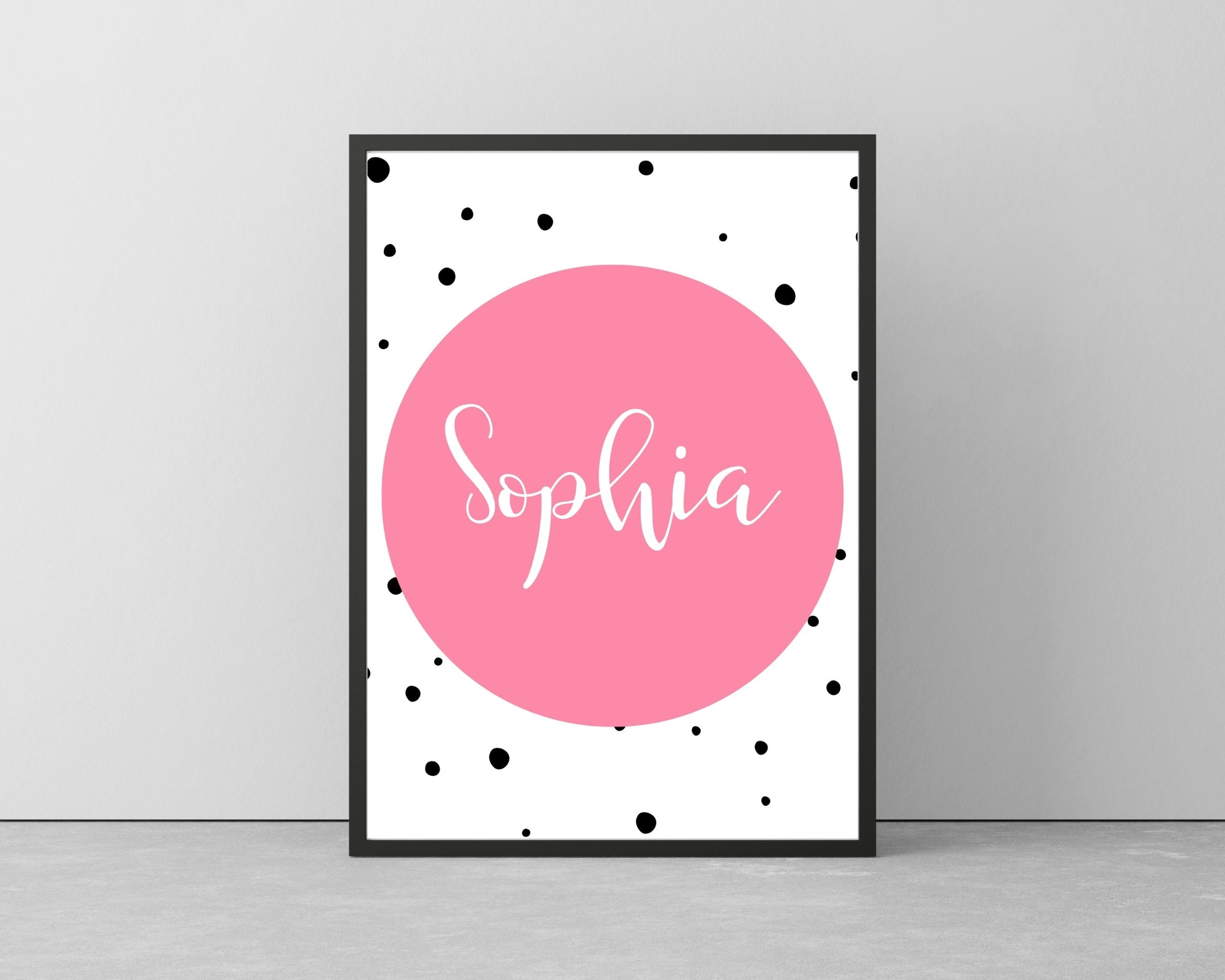 Custom Name, Custom Name Print, DIGITAL Nursery Wall Art, Custom ...