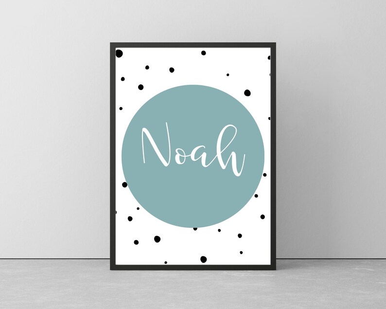 Custom Name, Custom Name Print, DIGITAL Nursery Wall Art, Custom ...