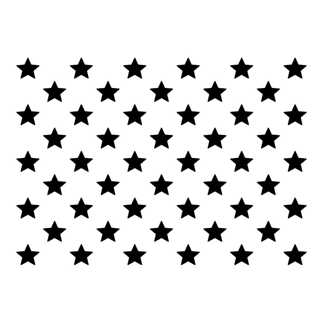 50 STARS SVG, AMERICAN Flag Stars Svg, Silhouette, Cricut, Union 50 ...