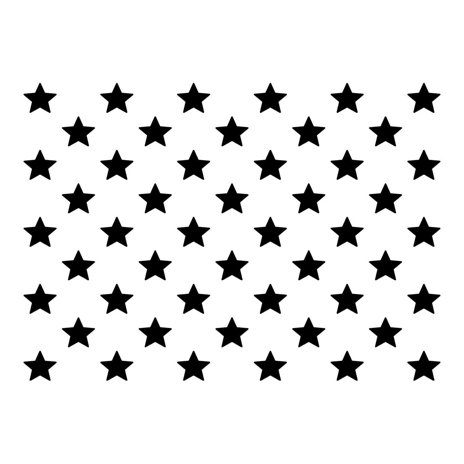 50 STARS SVG, AMERICAN Flag Stars Svg, Silhouette, Cricut, Union 50 ...