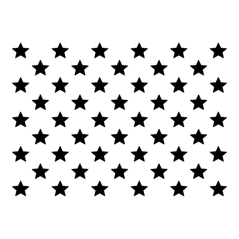 50 STARS SVG, AMERICAN Flag Stars Svg, Silhouette, Cricut, Union 50 ...
