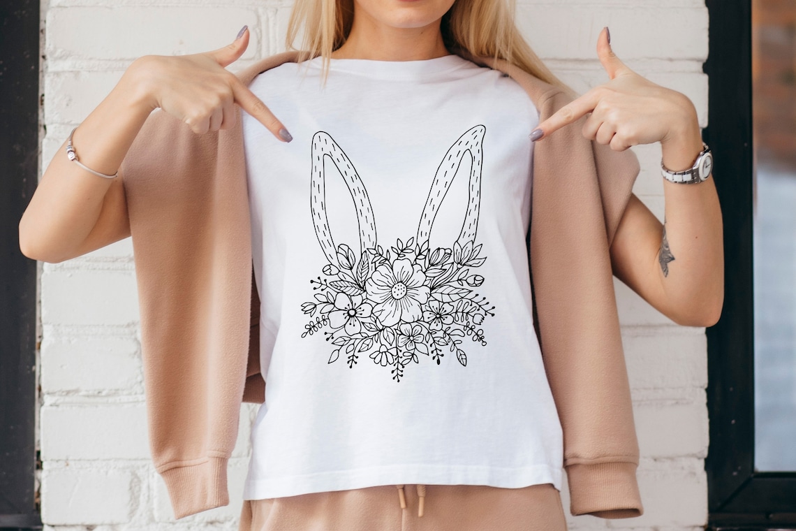 Bunny Ears SVG Bundle, Easter Cut File, Bunny Ears Svg, Easter Bunny ...