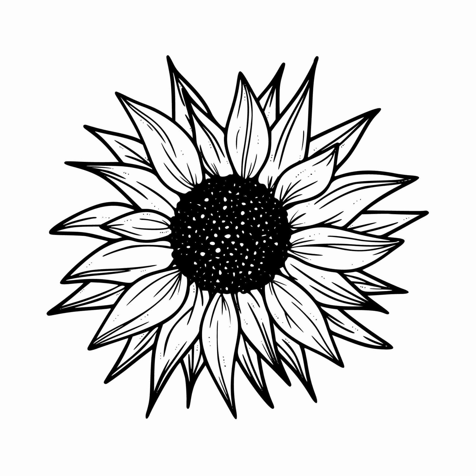 Sunflower SVG | Flower Svg | Digital Download | Sunflower Clipart | Svg ...