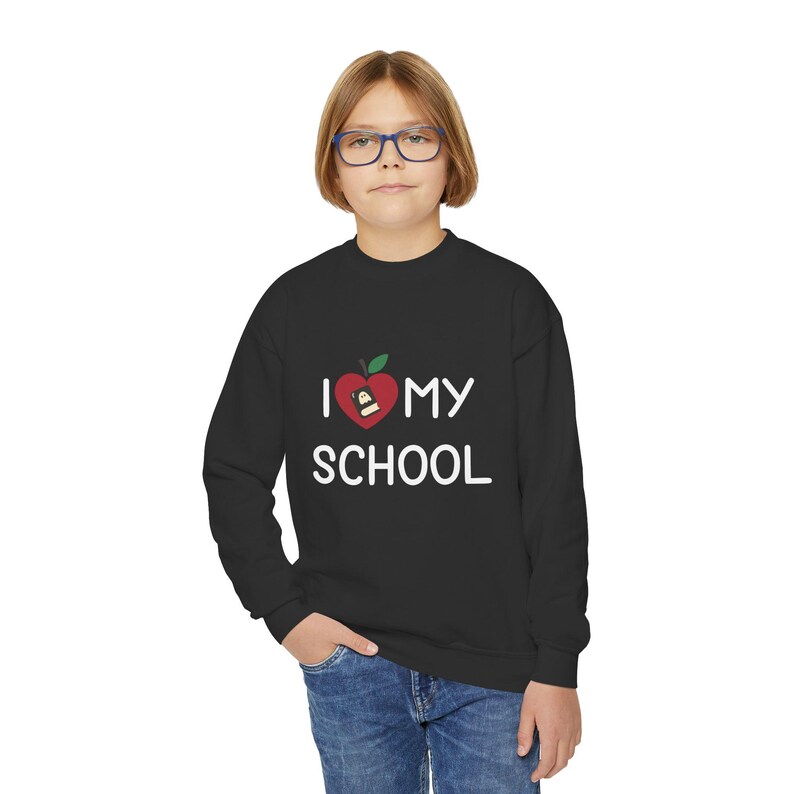 I Love My School PNG | Cute Apple & Book Back to School Sublimation ...