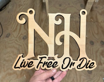Live Free or Die Sign L NH Sign L Live Free or Die Wooden Sign - Etsy