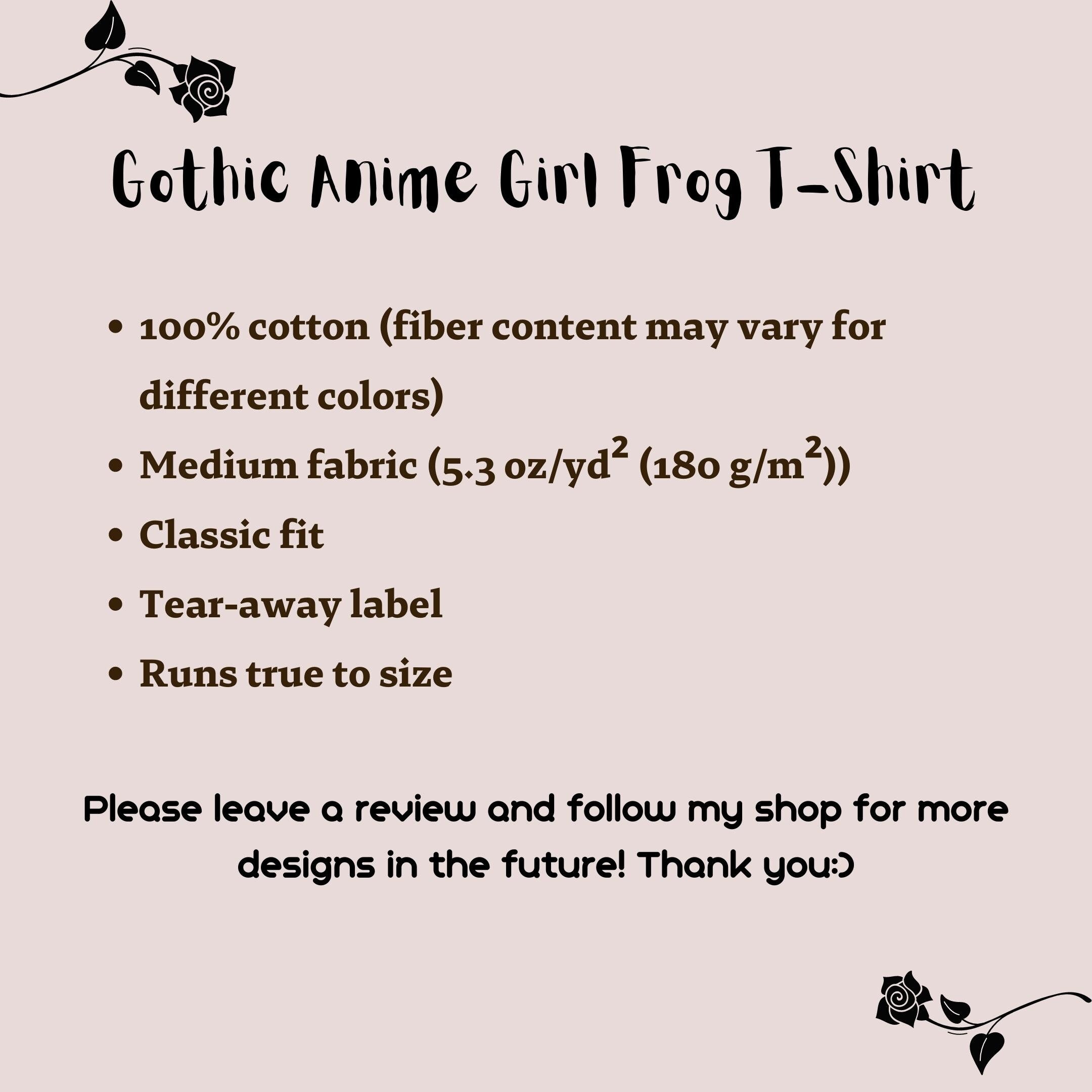 90s Anime Girl Frog Shirt | Pastel Goth Clothing | Grunge Aesthetic ...