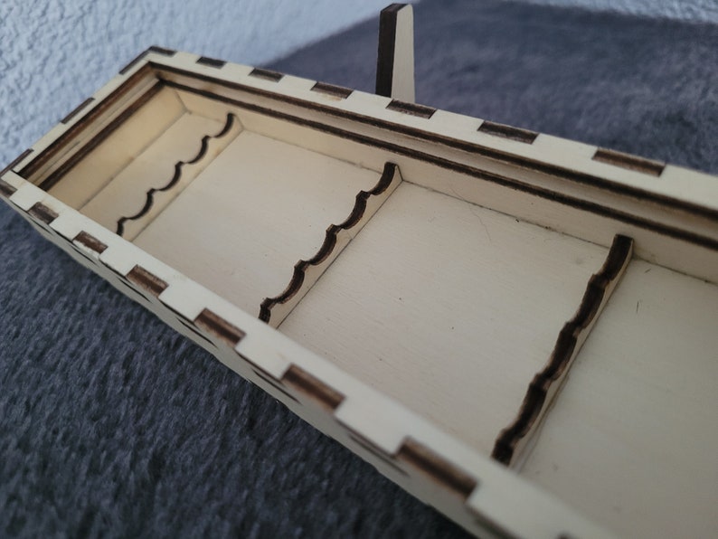 Pencil Box Case Laser Cut Digital File Pencilcase Gift Box Lbrn Dfx Svg ...