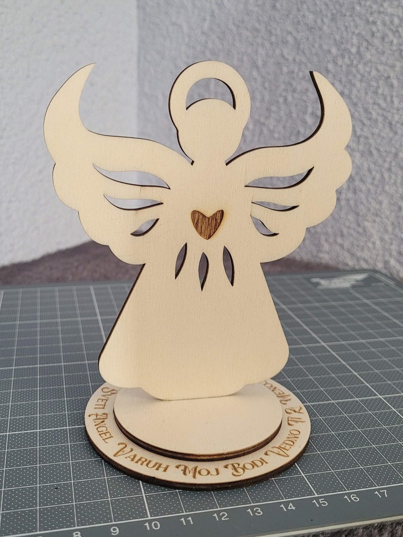 Guardian Angel Laser Cut File | Christmas Decor (digital File) - Etsy