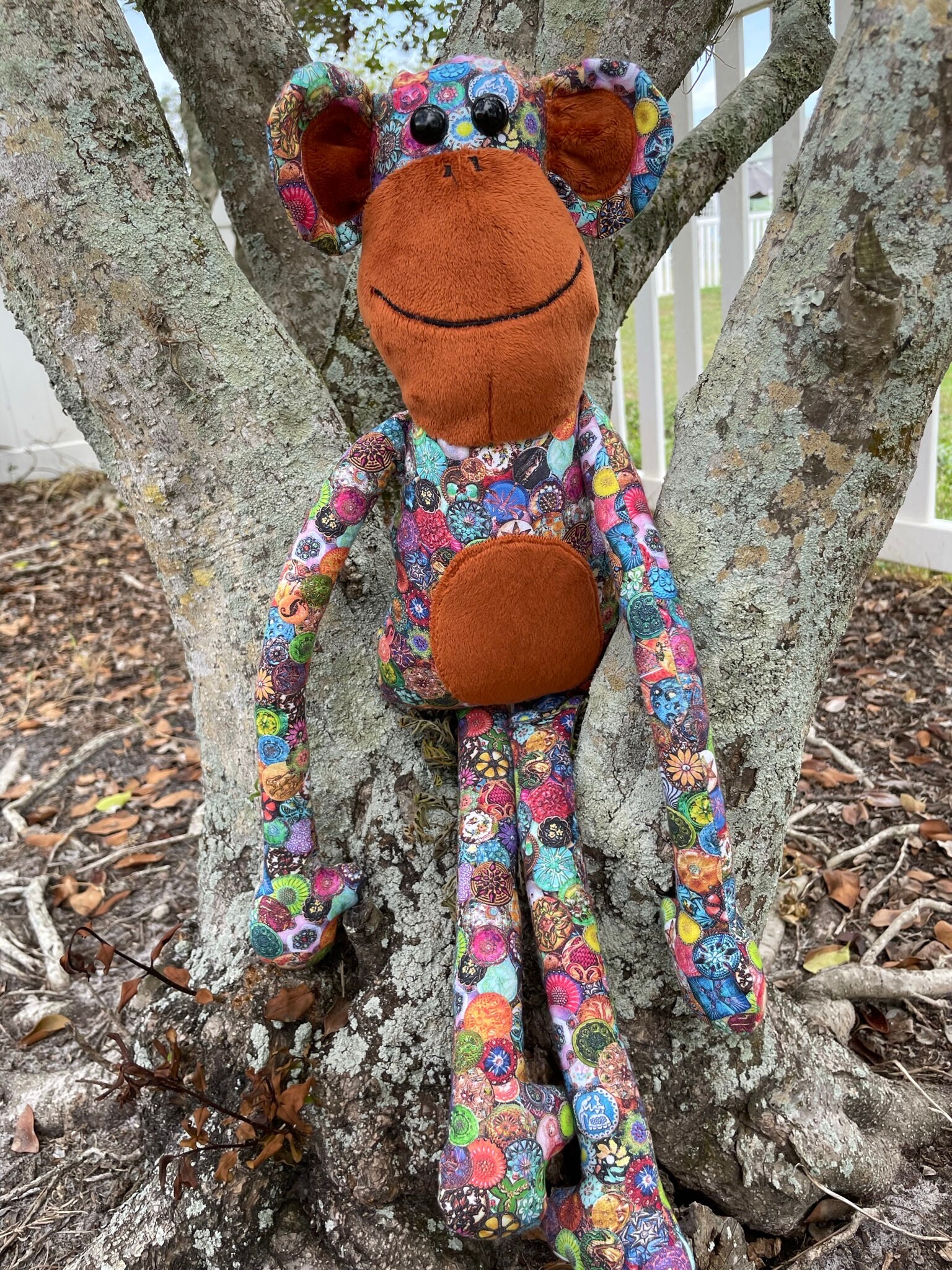 Monkeys, Stuffed Monkeys, Designer Fabric Monkeys, Floppy and Playful ...